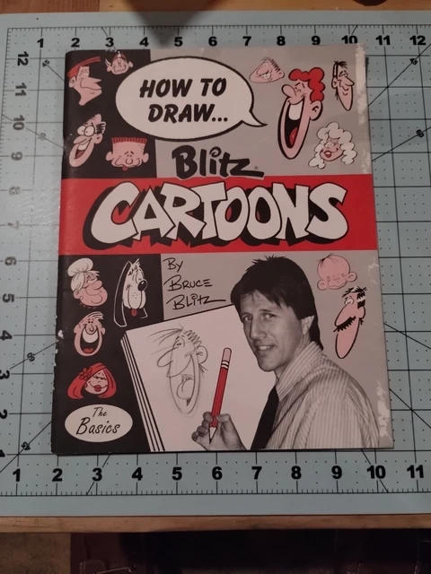 HOW TO DRAW Blitz Cartoons - Bruce Blitz - The Basics - Vtg 1991 ...