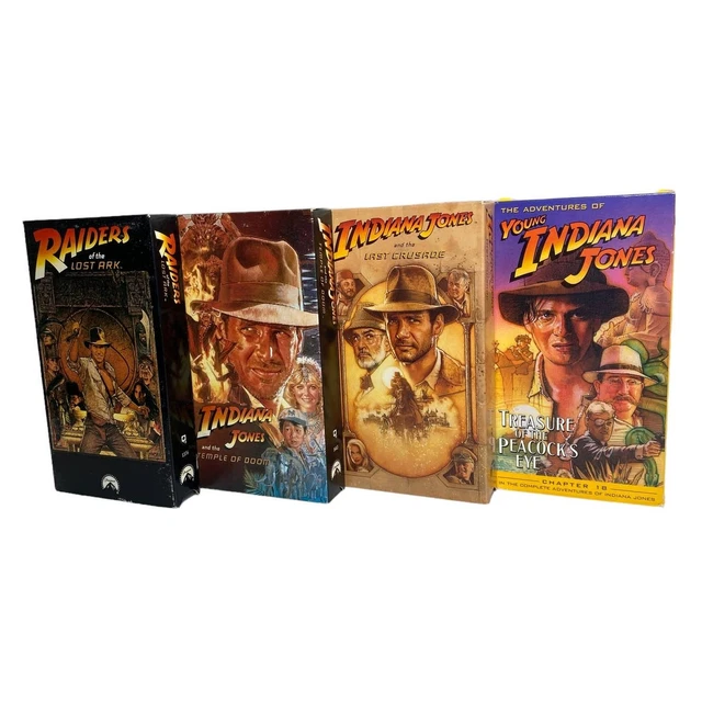 INDIANA JONES VHS Bundle Box Set £40.99 - PicClick UK