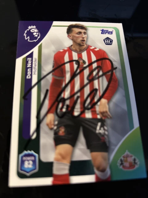 MATCH ATTAX 2026 Dan Neil Sunderland Signed £2.99 - PicClick UK
