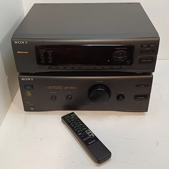 SONY STR-N500,TAN-N500 AMPLIFIER/TUNER TESTED Remote Graphic Equalizer ...