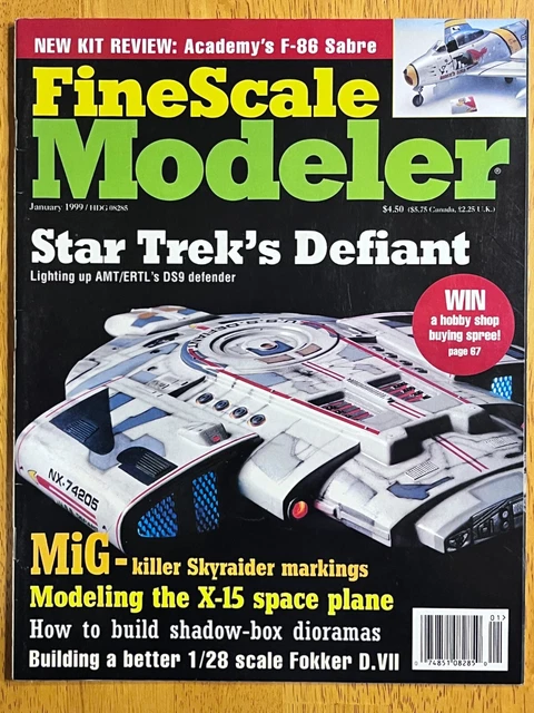 SHADOW-BOX DIORAMAS, JANUARY 1999 Fine Scale Modeler Magazine FSM $16. ...