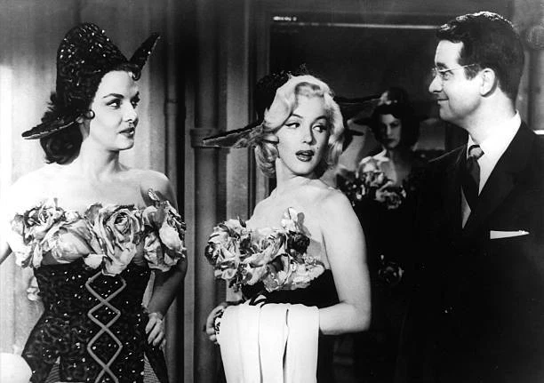 MONROE, MARILYN ACTRESS, USA Scene from movie 'Gentlemen Prefe- 1953 ...