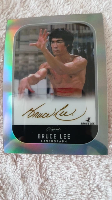 BRUCE LEE KEEPSAKE Laser Graph 50Th Anniversary Cards £2.99 - PicClick UK