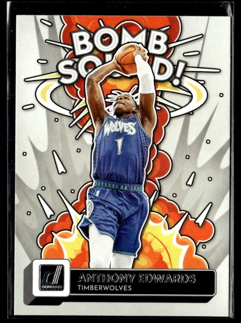 ANTHONY EDWARDS 2022-23 Donruss Bomb Squad #1 Insert Minnesota ...