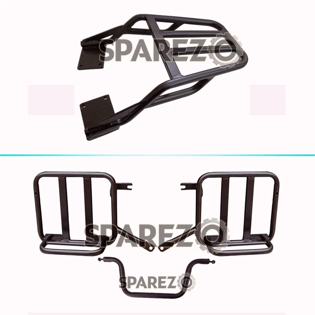 ROYAL ENFIELD HUNTER 350 Pannier Mounting Pair With Rear Luggage Rack ...
