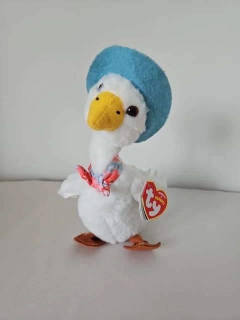 TY BEANIE PETER Rabbit's Jemima Puddle Duck Soft Plush Toy 7" £5.86 ...