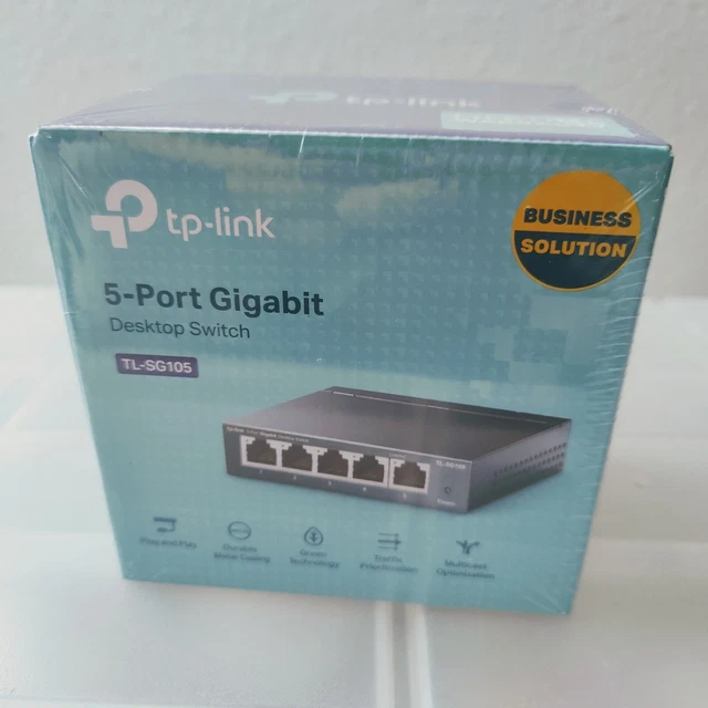 TP-LINK TECHNOLOGIES 5-PORT Gigabit Desktop Ethernet Desktop Switch (TL ...
