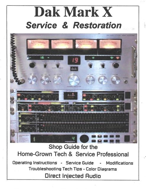 DAK MARK X - Stock Screaming Loud Audio!!! Owner's Restoration Manual ...