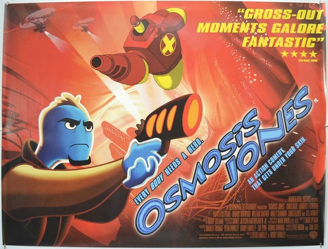 OSMOSIS JONES (2001) Cinema Quad Film Poster - Farrelly Brothers, Chris ...
