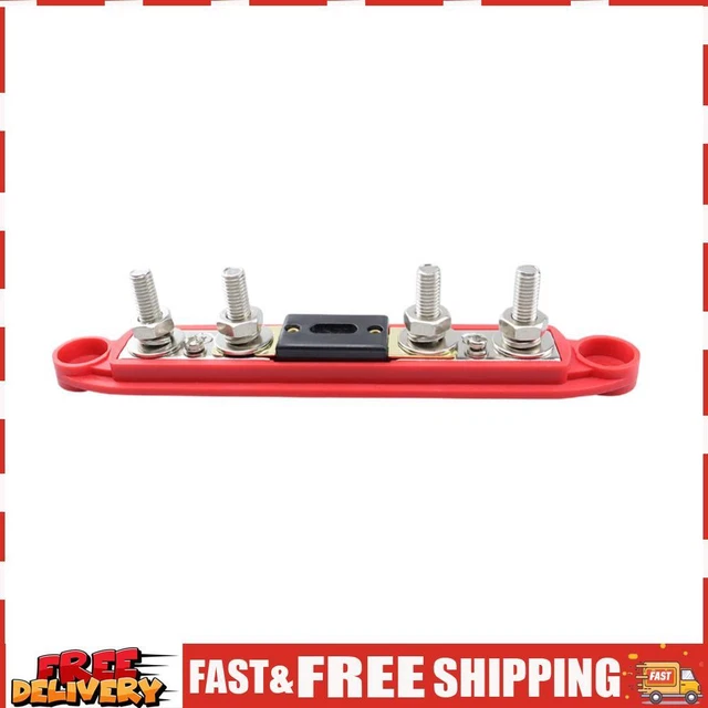4 STUD BUSBAR Terminal Block 48V M6/M8 Busbar Power Case for Car RV Ship Yacht S £13.90 ...