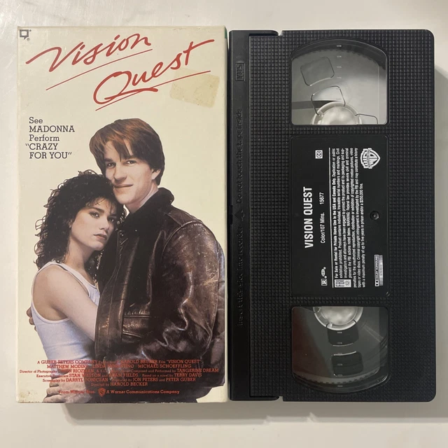 VISION QUEST (VHS, 1987) Madonna, Matthew Modine, Fiorentino ~ BUY 2 ...