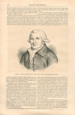 PORTRAIT OF DOMINIQUE Seraphim drawing of Eustace Lorsay painter ...