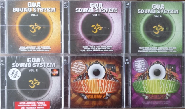 GOA SOUND SYSTEM = Various Volumes Zur Auswahl = NEUWARE =PSY TRANCE ...