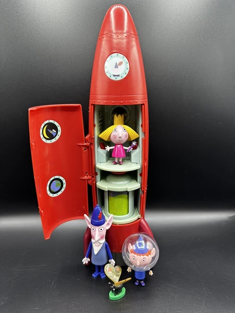 BEN & HOLLY’S Little Kingdom Elf Rocket Playset & 4 Toy Play Figures ...
