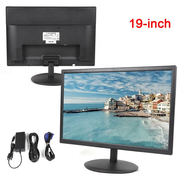 GAMING LED MONITOR 1440×900 HDMI Thin Computer Monitor Screen 19 Inch ...