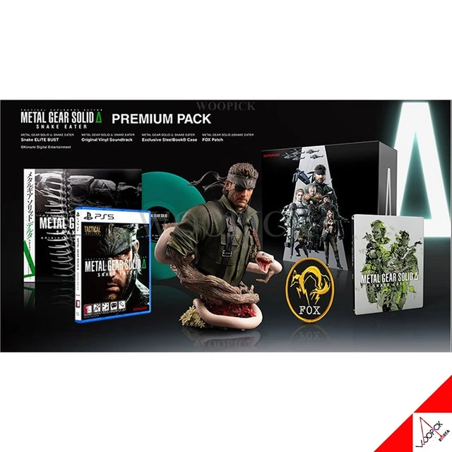 PS5 METAL GEAR Solid Delta Snake Eater Collector's Edition Premium Pack ...