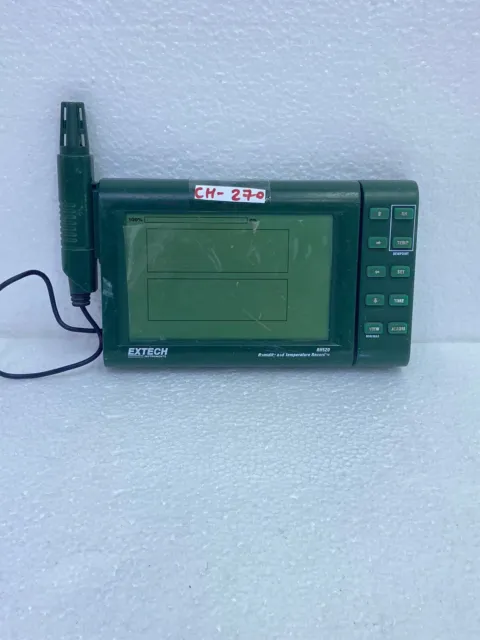 EXTECH RH520 HUMIDITY and Temperature Chart Recorder , CH#270 $150.00 ...