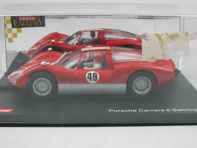 830| CARRERA EXCLUSIV Porsche Carrera 6 Sebring 1966 Slotcar 1:24 EUR ...