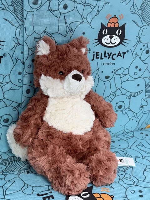 JELLYCAT MORTIMER FOX Cute Plush Toys Gift WithTags+Brand New Dust Bag ...