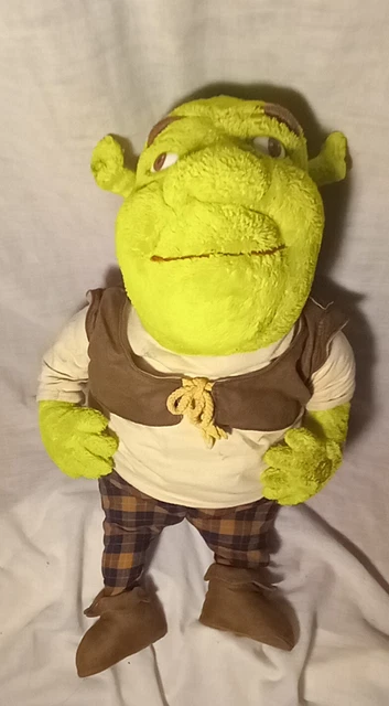 DREAMWORKS SHREK TALKING 13” SITTING SHREK PLUSH 2004 Rare Not Working ...