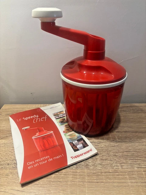 TUPPERWARE - SPEEDY Chef TBE avec livret recette EUR 25,00 - PicClick FR