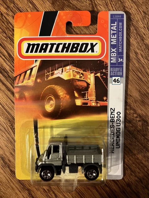 NIP MATCHBOX MERCEDES-BENZ Unimog U300 (MBX Metal) Silver 2007 $10.00 ...