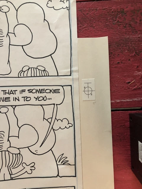 ROGER BOLLEN ORIGINAL Sunday Animal Crackers Comic Strip Eugene 1993 ...