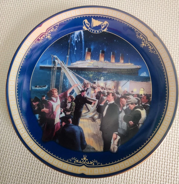 THE FINAL FAREWELL Titanic Collectors Plate: Queen of the Ocean #12 £18 ...