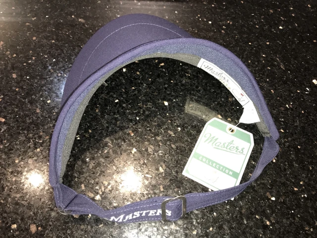 2024 MASTERS BERCKMANS Place Exclusive ANGC Men's Navy Visor / Hat New ...