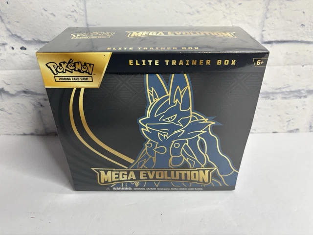 POKEMON TCG: MEGA Evolution Elite Trainer Box "Lucario" (ETB) Sealed ...