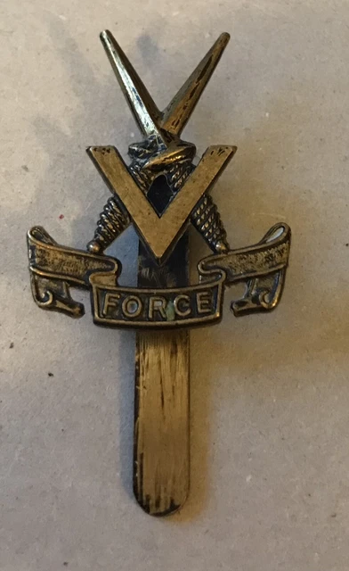 WW2 BRITISH WW2 V-Force Commando Special Forces Cap Badge £3.00 ...