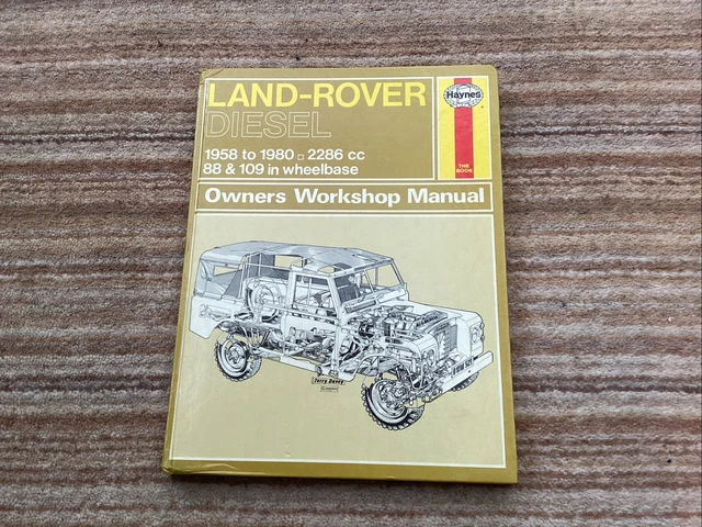 HAYNES MANUAL LAND ROVER SERIES 2,2A & 3 1958-80 LWB & SWB 2286cc ...