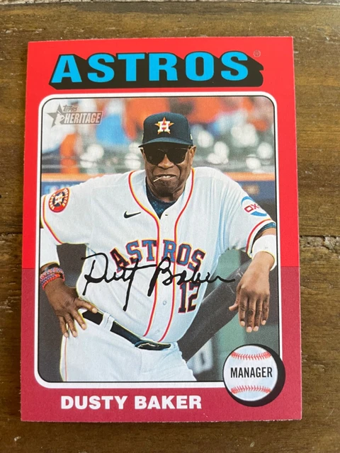 DUSTY BAKER 2024 Topps Heritage Red Border #283 Houston Astros EUR 3,30 ...