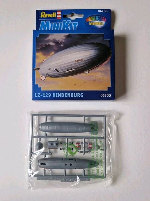 REVELL MINI KIT Hindenburg airship Boxed unmade plastic model kit £4.99 ...