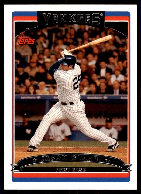 2006 TOPPS NEW York Yankees #NYY3 Jason Giambi EUR 3,26 - PicClick FR