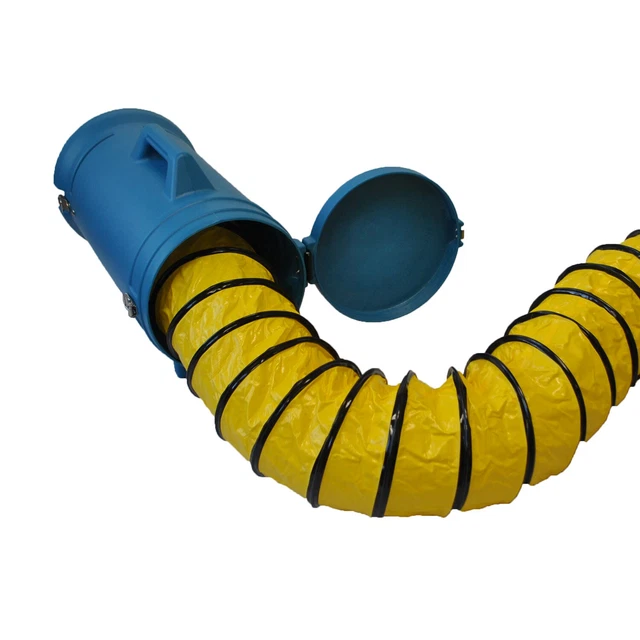 XPOWER 8DHC25 DUST Ventilation Flexible 8 in Diameter 25 Feet PVC ...