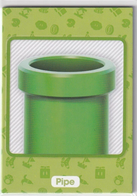 PANINI SUPER MARIO Trading Carte Mappa No. 142 Art. Card Pipe EUR 1,00 ...