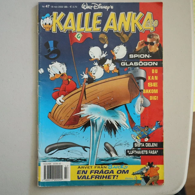 RARE N0. 47 Walt Disney's Kalle Anka & C:o Donald Duck Comic Book In ...