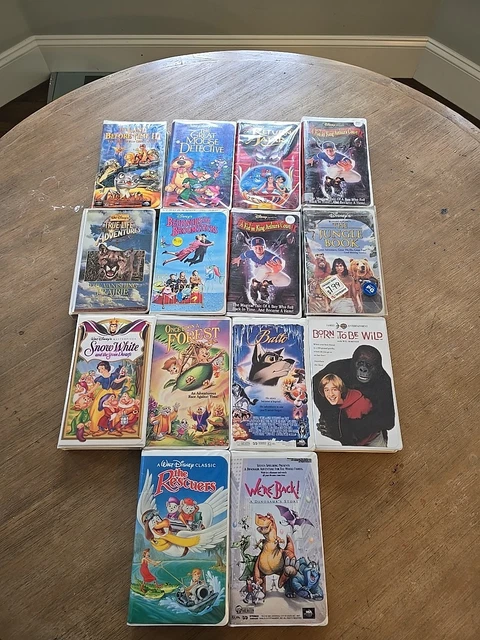 WALT DISNEY & WB VHS Collection of 14 VHS Tapes (1) £7.47 - PicClick UK