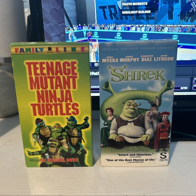 TEENAGE MUTANT NINJA Turtles + Shrek VHS Tape Lot Untested £9.85 ...