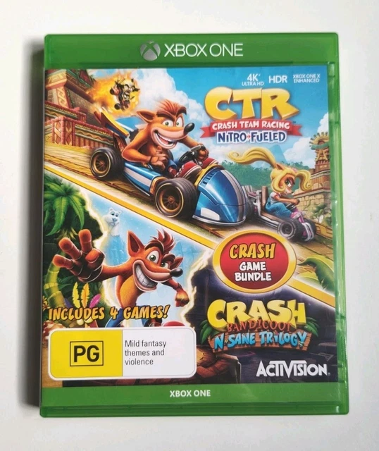 CRASH BANDICOOT N. Sane Trilogy / CTR Nitro Fueled Game xbox One 4 ...