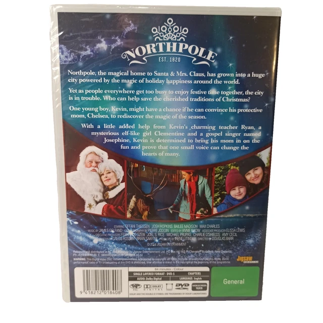 NORTHPOLE DVD DRAMA Christmas Santa Elves Family Claus Magic Region 4 ...