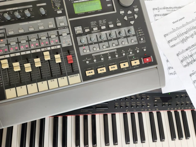 ROLAND VS-840EX MIXER recorder with compact flash CF card reader mod ...