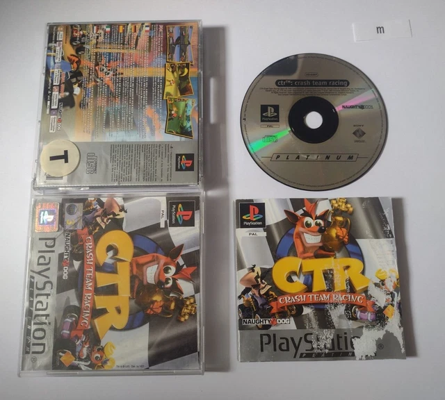 CRASH TEAM RACING PS1 CTR (COMPLETE) Playstation Bandicoot rare ...