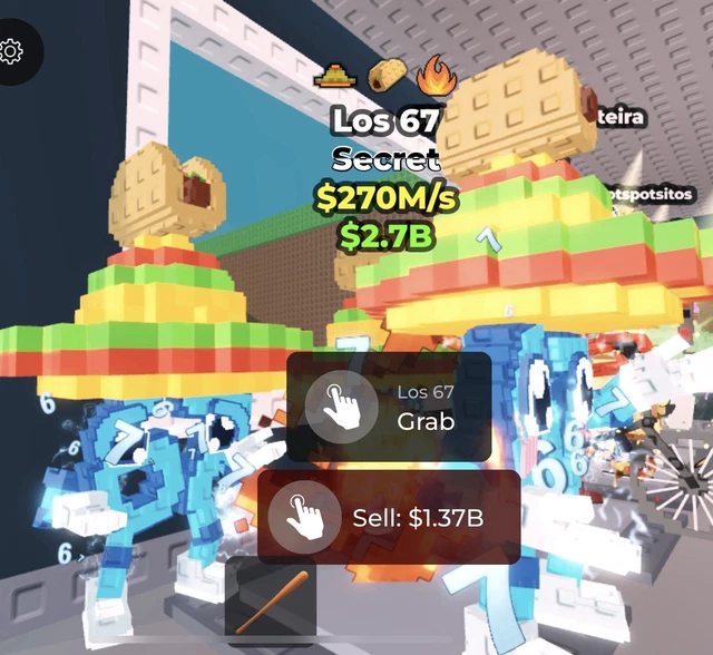 LOS 67 (270M) Steal A Brainrot Secret Roblox READ DESCRIPTION !!!!! $27 ...