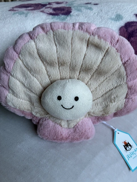 JELLYCAT I AM Clemmie Clam Pink Plush Retired With Tags 💗 £1.16 ...