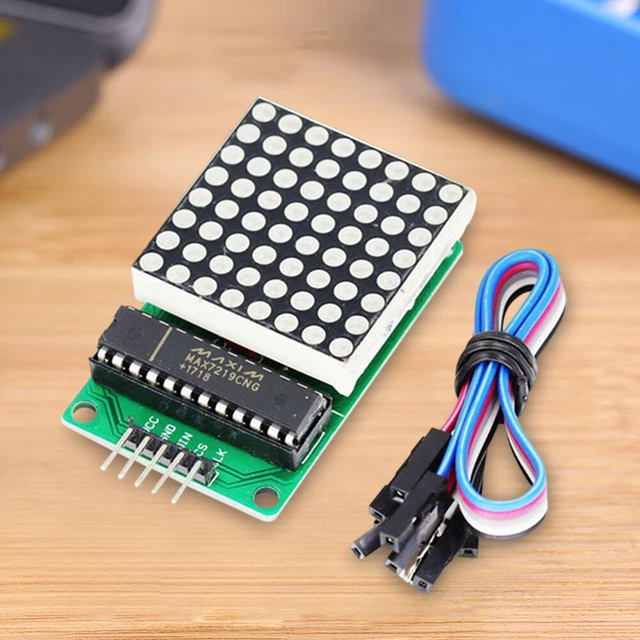 MAX7219 8X8 DOT Matrix Module MCU LED Display Control Module 5V with ...
