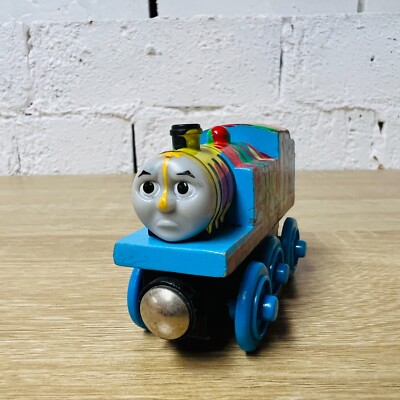 THOMAS THE TANK Engine & Friends Minis Art Paint Splatter James Edward ...