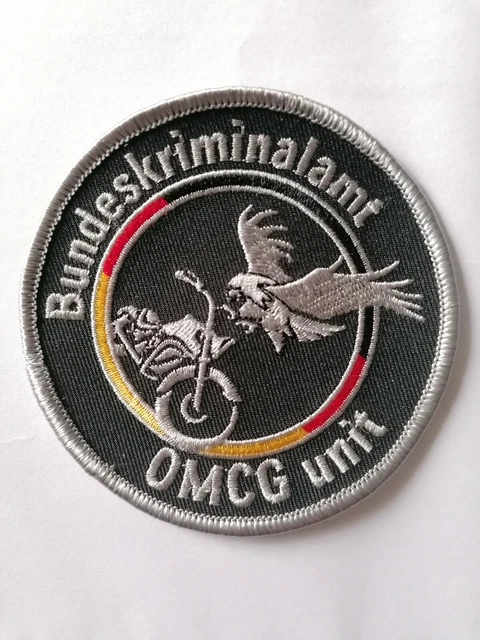 ABZEICHEN POLIZEI BUNDESKRIMINALAMT OMCG Unit Rockerkriminalität EUR 10 ...