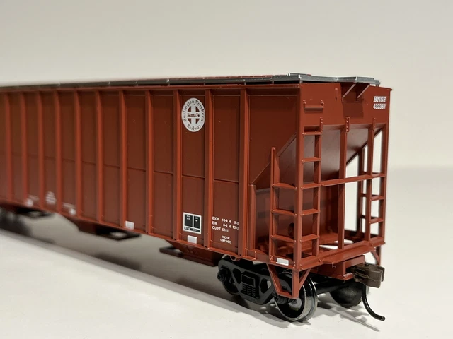 ATHEARN RTR 92743 HO Scale BNSF 54’ FMC 4700 Covered Hopper #432367 NIB ...